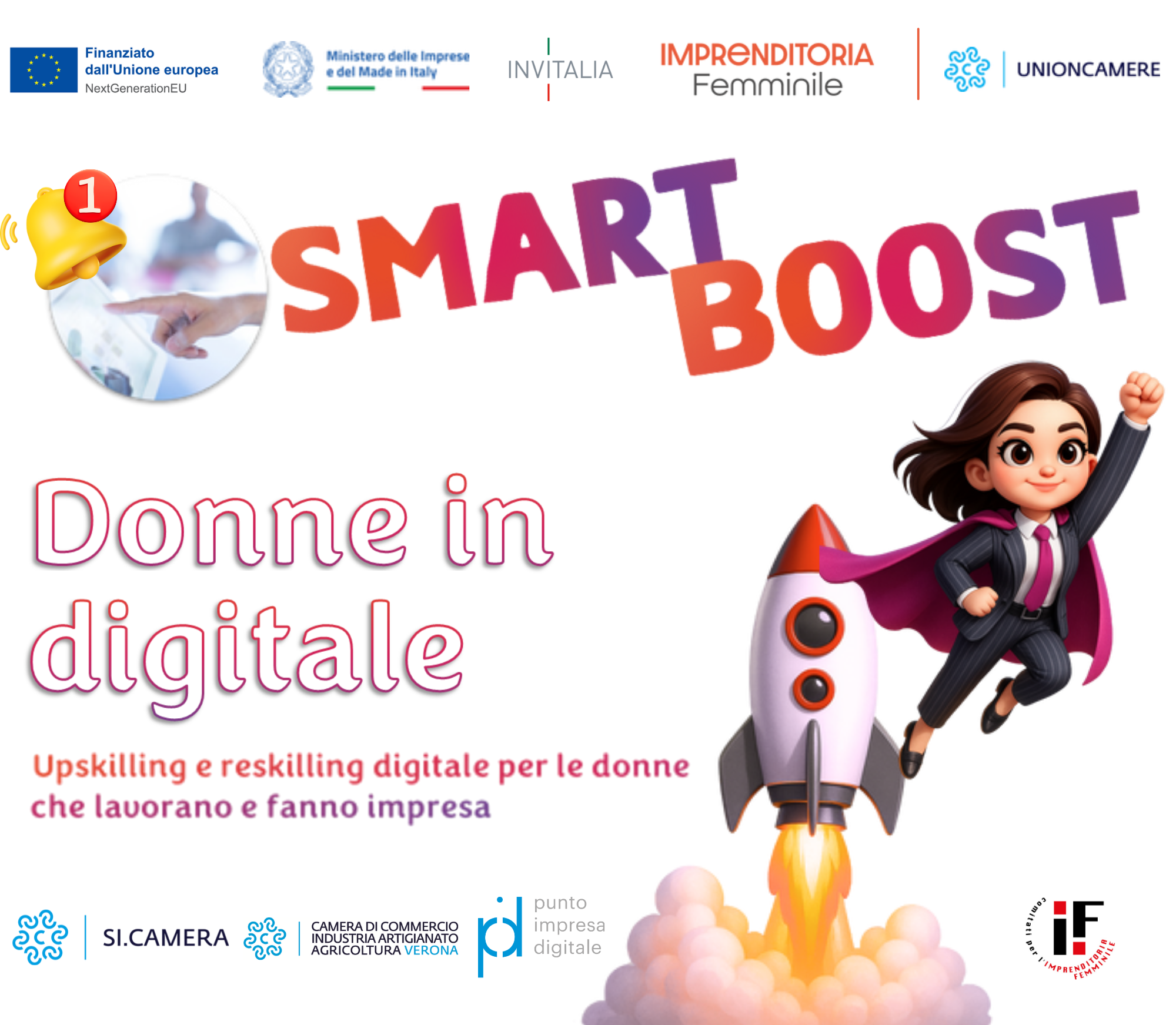 Smart Boost – Donne in digitale 2025 | Camera di Commercio di Verona